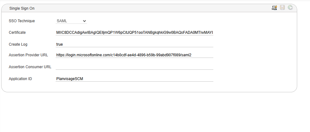How to set Single sign on - Planvisage